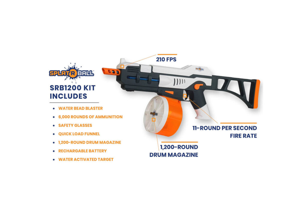 SplatRBall SRB1200 Water Bead Blaster Kit - Palm Beach Airguns