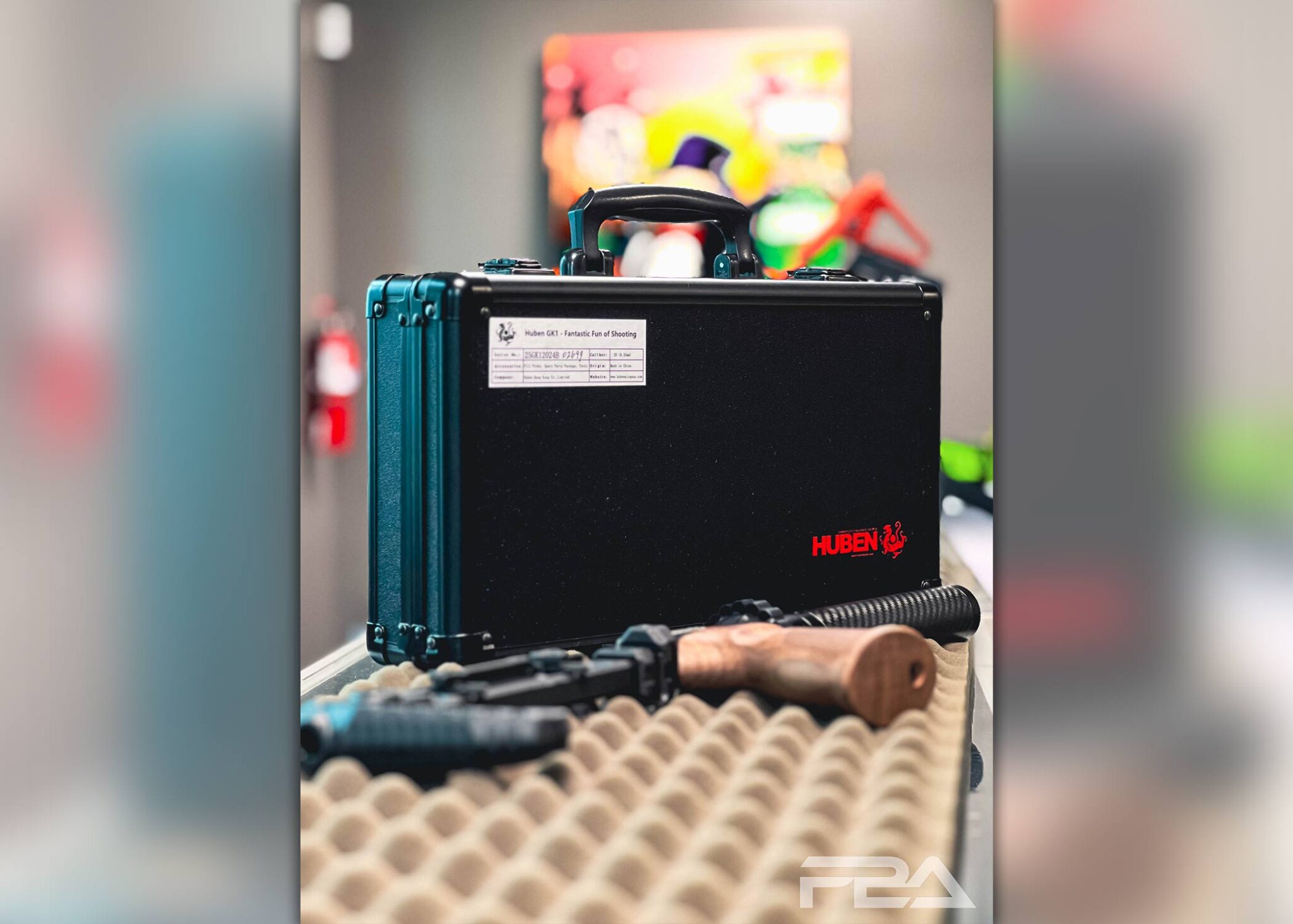 PBA Custom Huben GK1 Air Pistol with Folding Stock - Palm Beach Airguns