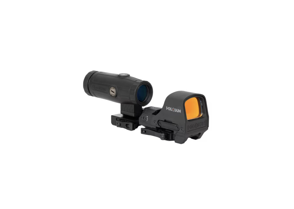 Holosun HS510C+HM3X Combo - Open Reflex Sight w/ Flip-to-Side Magnifier ...