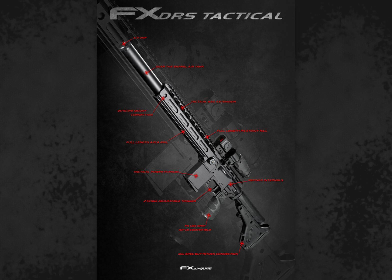 FX DRS Tactical Air Rifle - Palm Beach Airguns