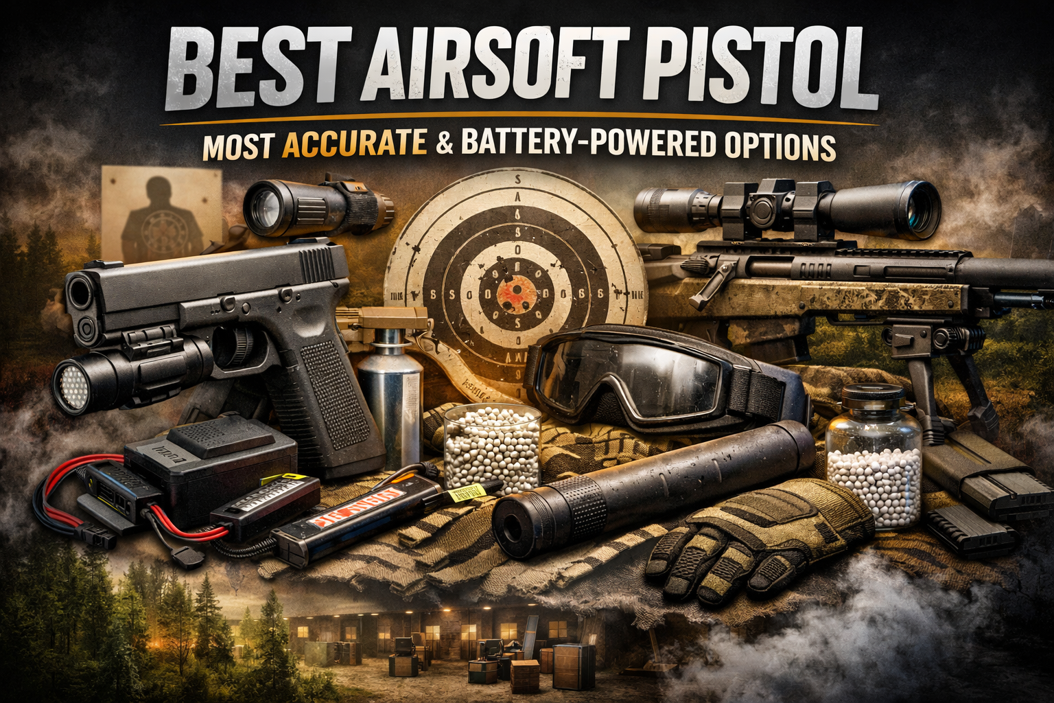 Best Airsoft Pistol : Accurate & Top Battery-Powered Options