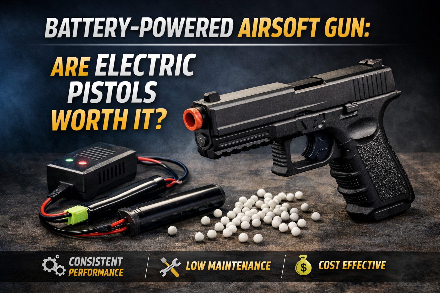 Battery-Powered Airsoft Gun: Are Electric Pistols Worth It?